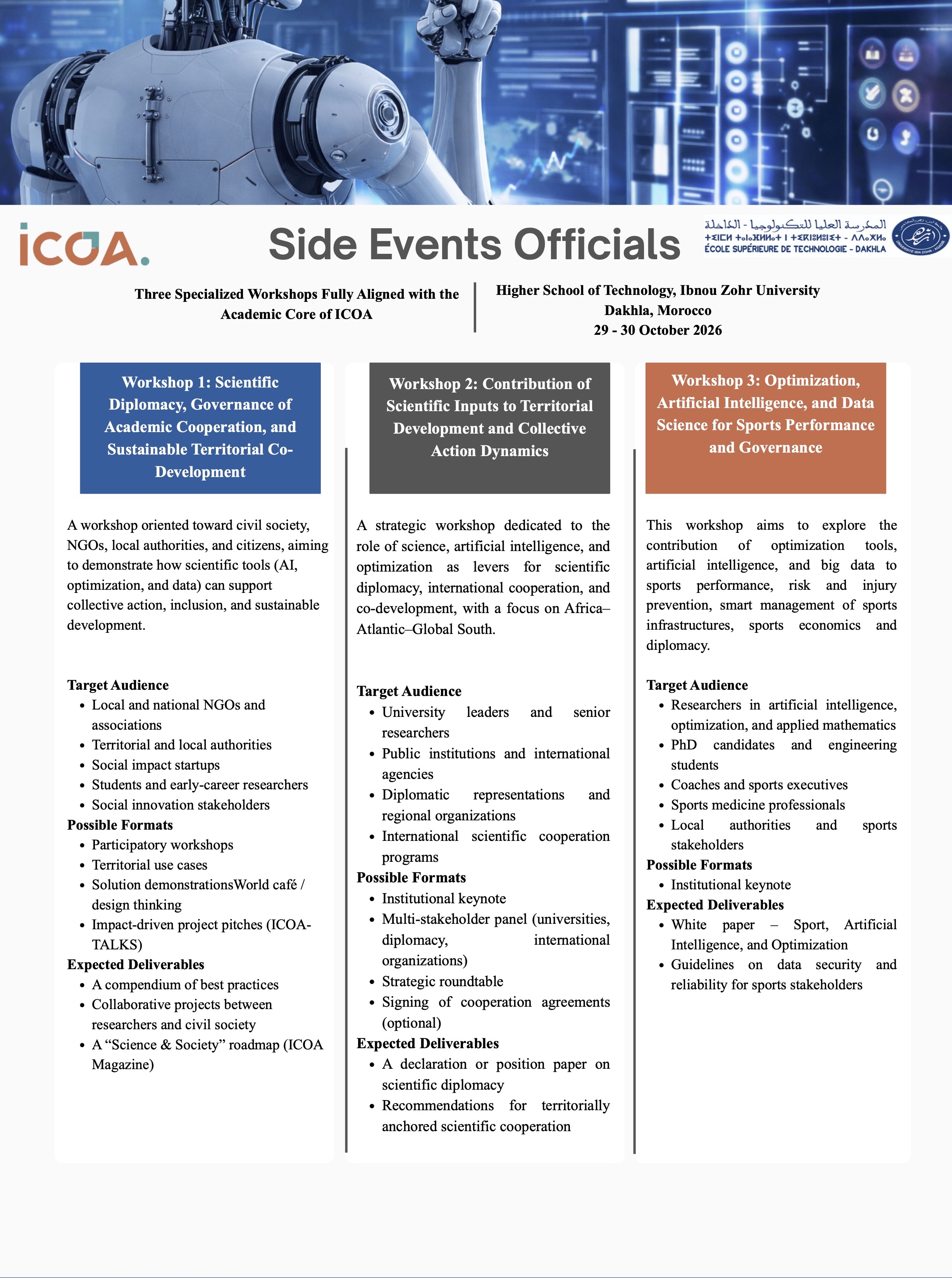 ICOA | International Conference on Optimization and Applications